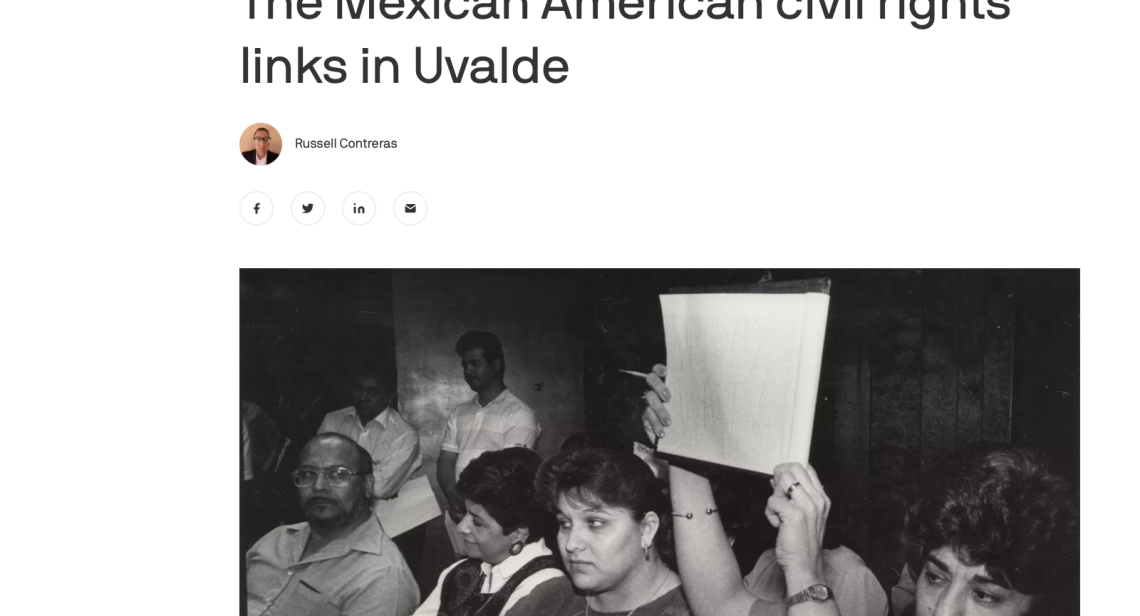 The Mexican American Civil Rights Links in Uvalde | VOCES